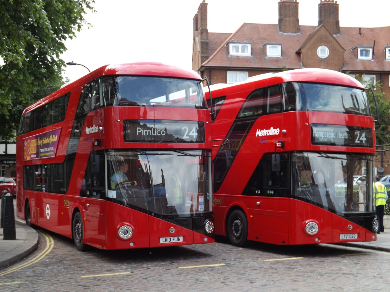 Londontransport3: First Post - Route 24: Converted to NB4L's Operation ...