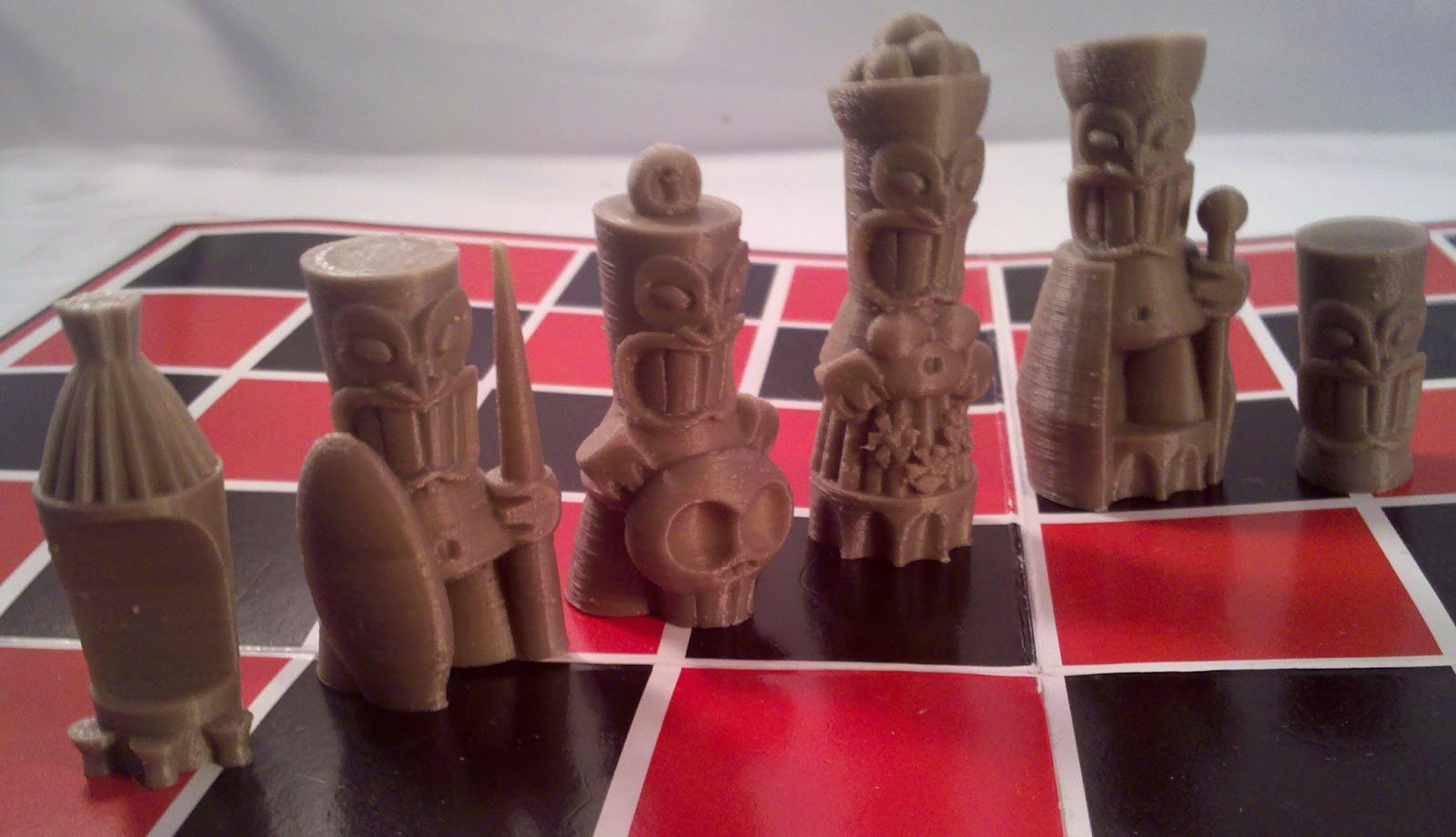 Tiki Chess - 3D Printing Professor