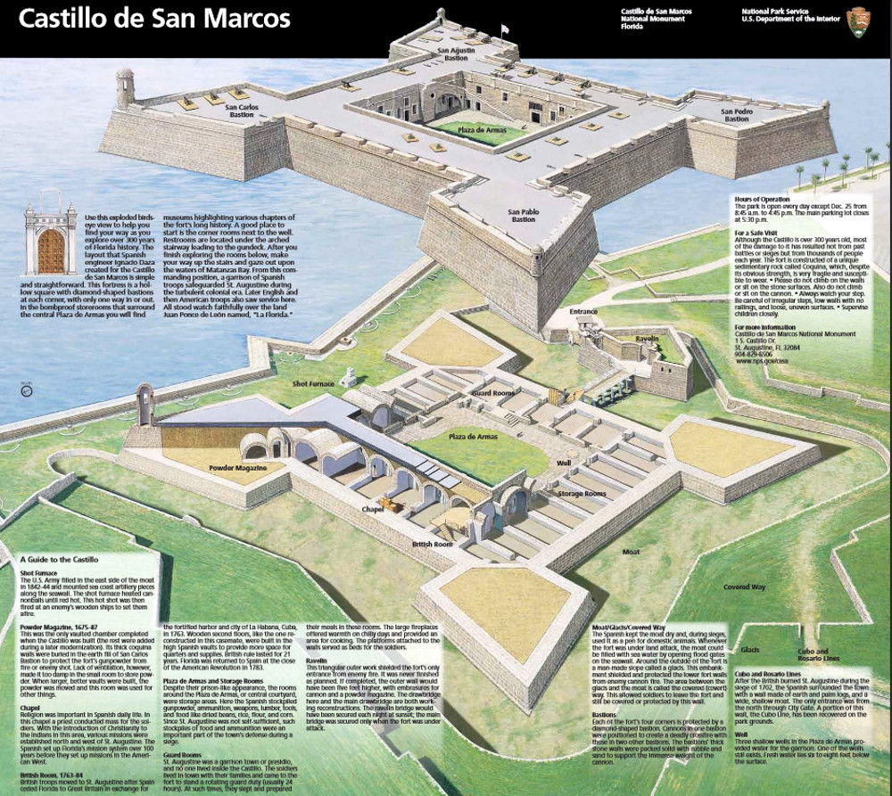 Michael's Scroll: Castillo de San Marcos, St Augustine, Florida