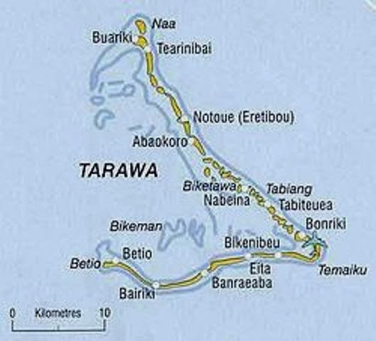 Chatty Frangipani: Trek to North Tarawa