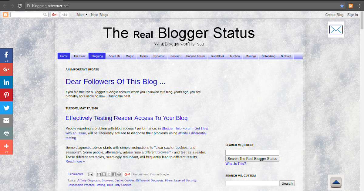 Effectively Testing Reader Access To Your Blog