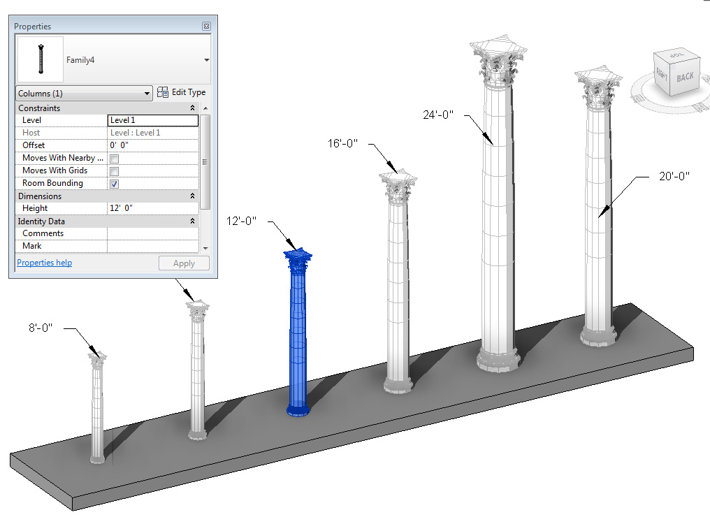 Revit Scalable Model Families Revit Scalable Model Families