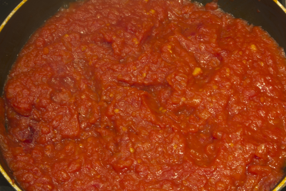 Cocina, mesa y mantel: Tomate Frito (básico)