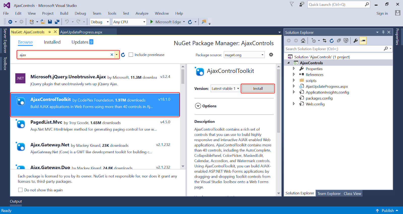 Dot Net Example Accordion Pane In Using Ajax Accordion