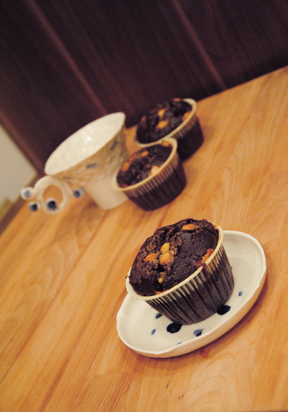 Mmmuffins&Co.: Čokoladni muffini "Quatro chocolate"