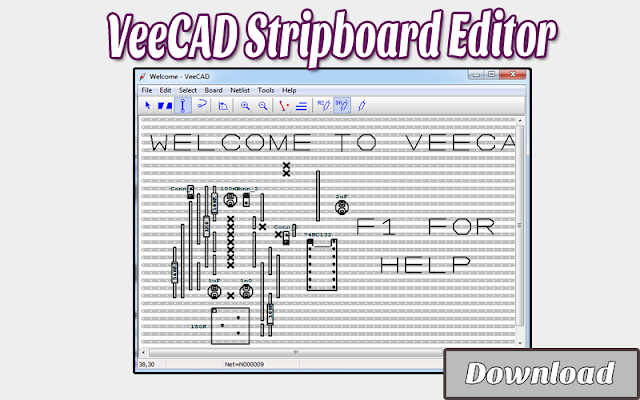 Download VeeCAD Stripboard Editor | Softwares CAD - TeachMeSoft
