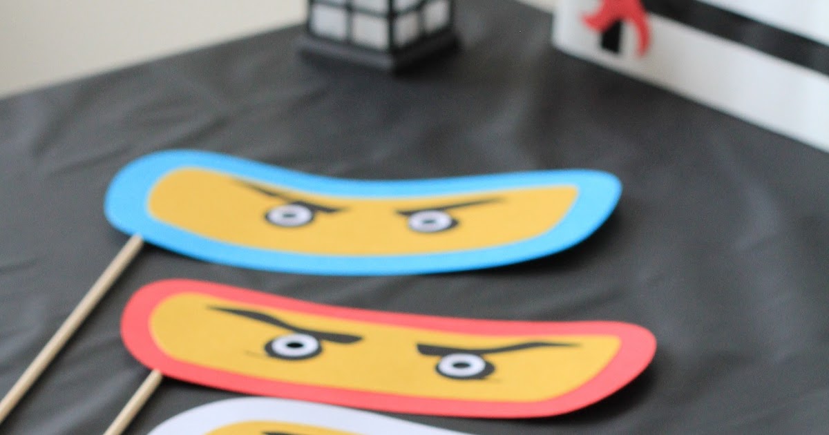 I Love Doing All Things Crafty: Ninjago Themed Photo Props - Free ...