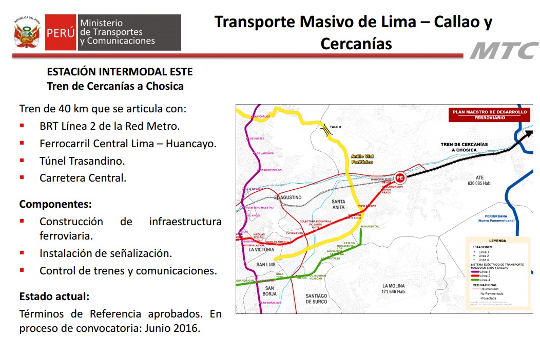 Lima - Tren de cercanias Callao - Lima - Chosica - Matucana - Página 6 ...