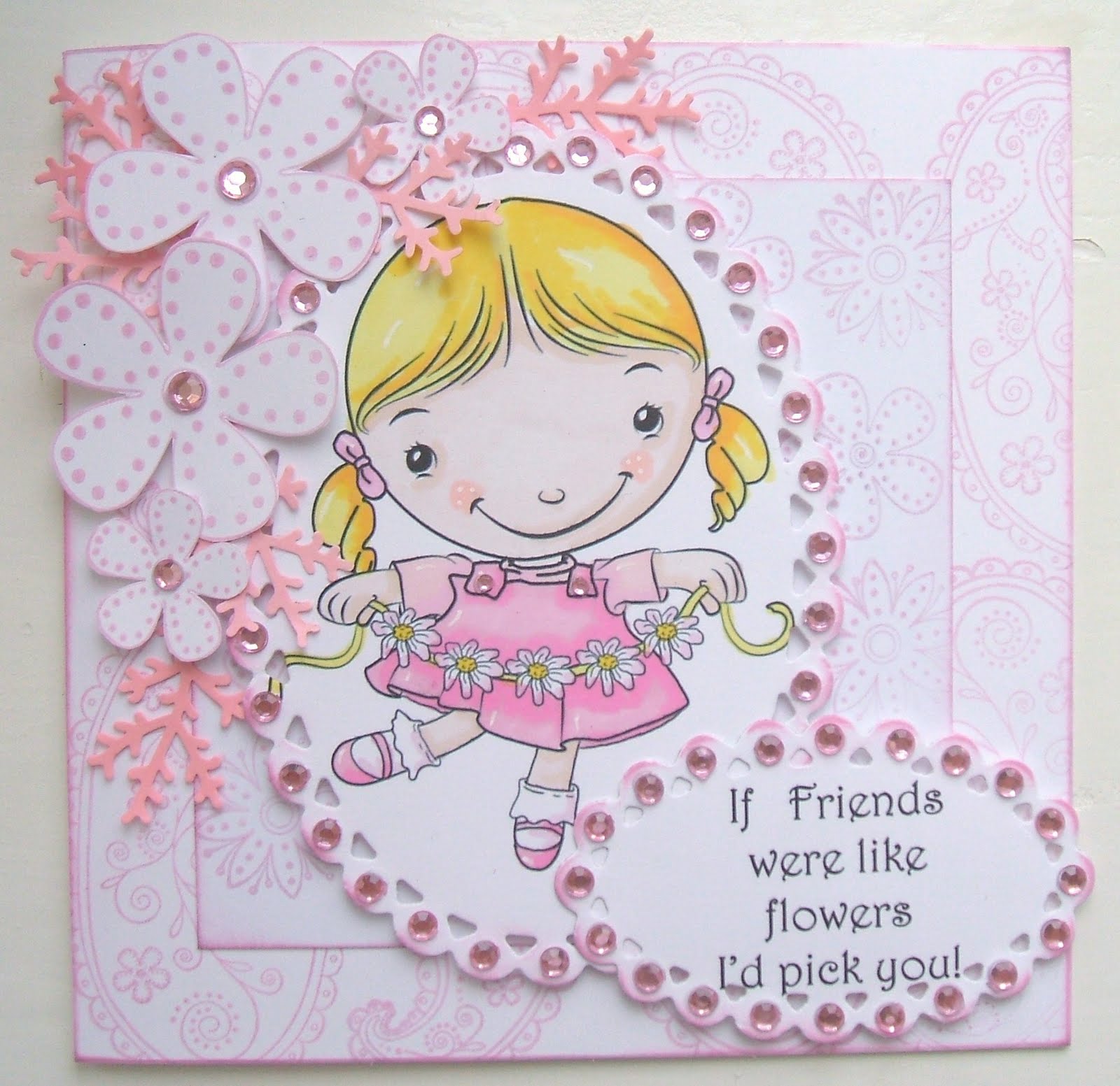 Nikki's Handmade Emporium: DT card for Kelley Kid's 'Girly girl'