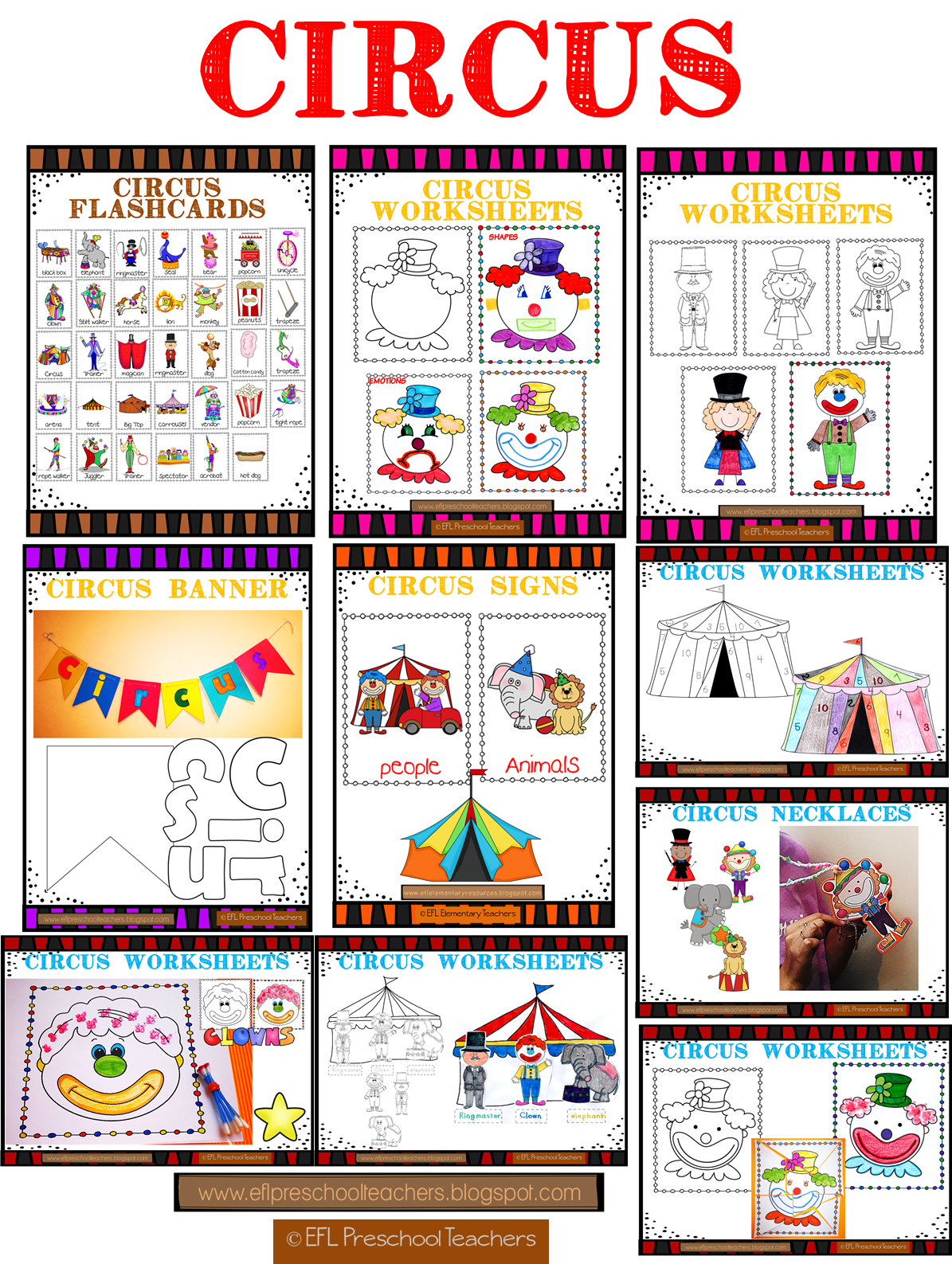 EFL Elementary Teachers: Circus Unit for the Elementary ELL