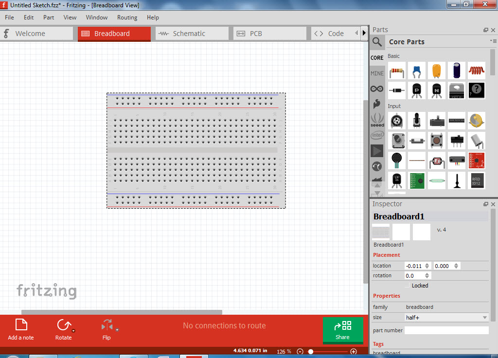 Pengawatan Elektronika dan Microcontroller dengan Fritzing