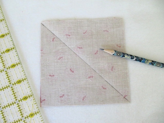 Sew Many Ways...: Half Square Triangle Tutorial...