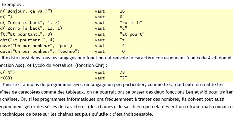 math informatique cr et td correger: LES FONCTIONS PREDEFINIES