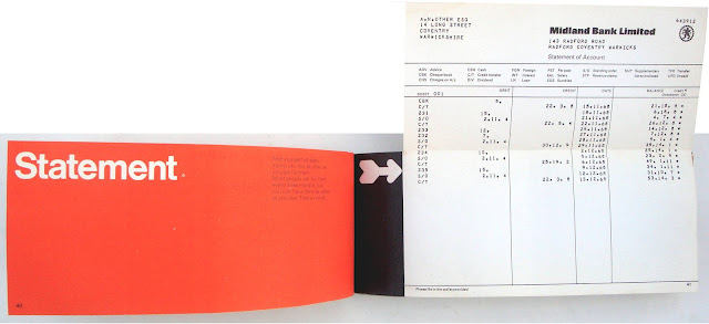 Past Print: How a C//EQUE book works / Midland Bank / 1969