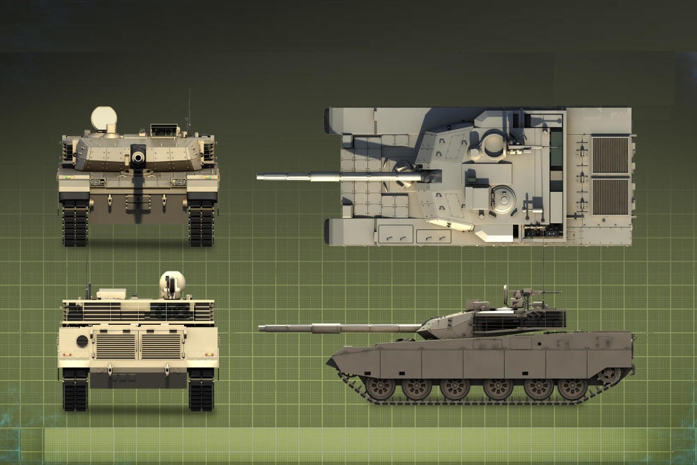 THAIDEFENSE-NEWS: ภาพ CG รถถังหลัก VT-4 (MBT-3000)