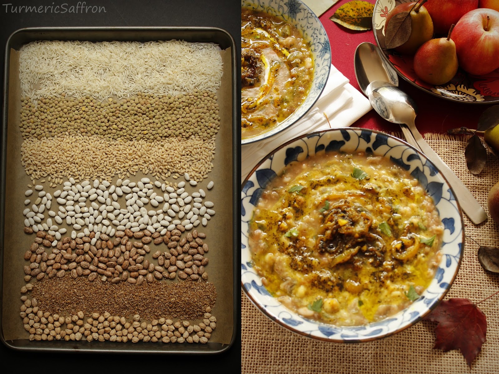 Turmeric & Saffron: Ash-e Haft Daneh - Persian Seven Bean Hearty Soup ...