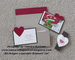Tamara's Paper Trail: Envelope Gift Card Holder - Valentine