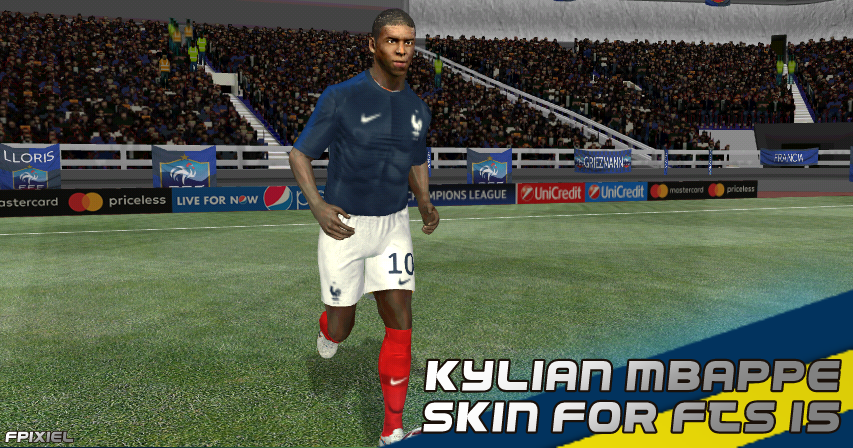 Kylian Mbappe skin for FTS 15