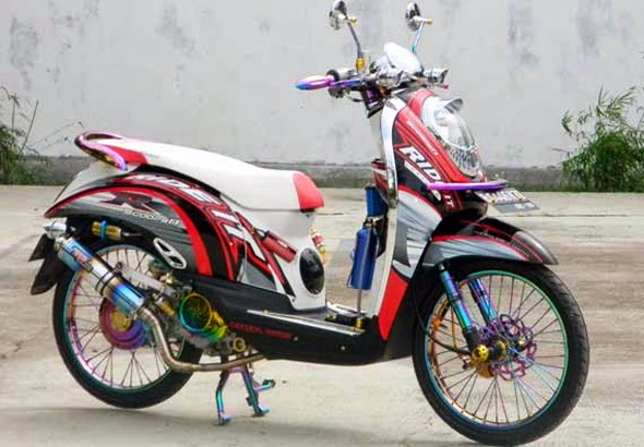 Gambar modifikasi scoopy airbrush thailook velg jari jari ring 17 14 ...