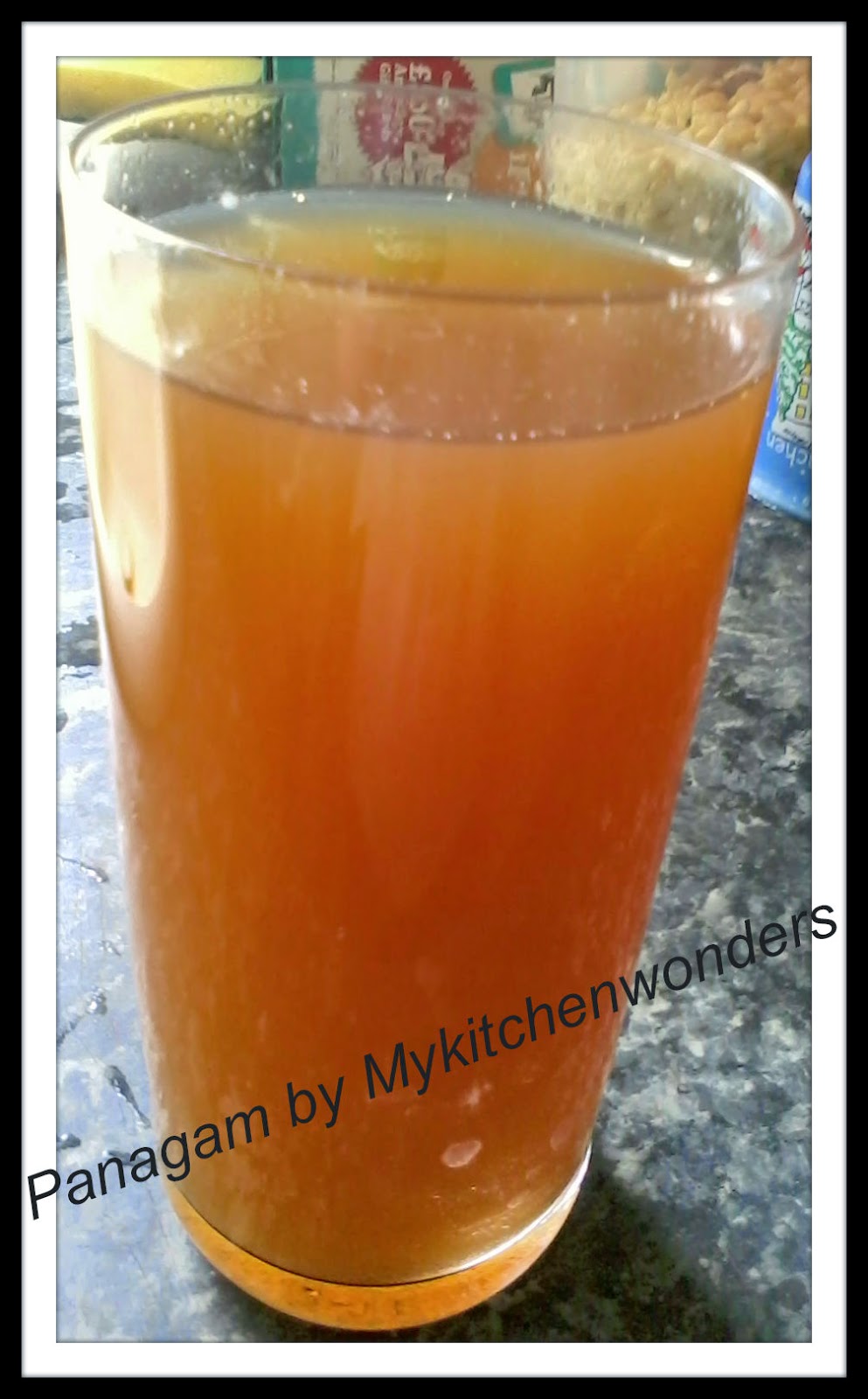 My Kitchen Wonders: Panakam/Panagam - Jaggery based energy drink