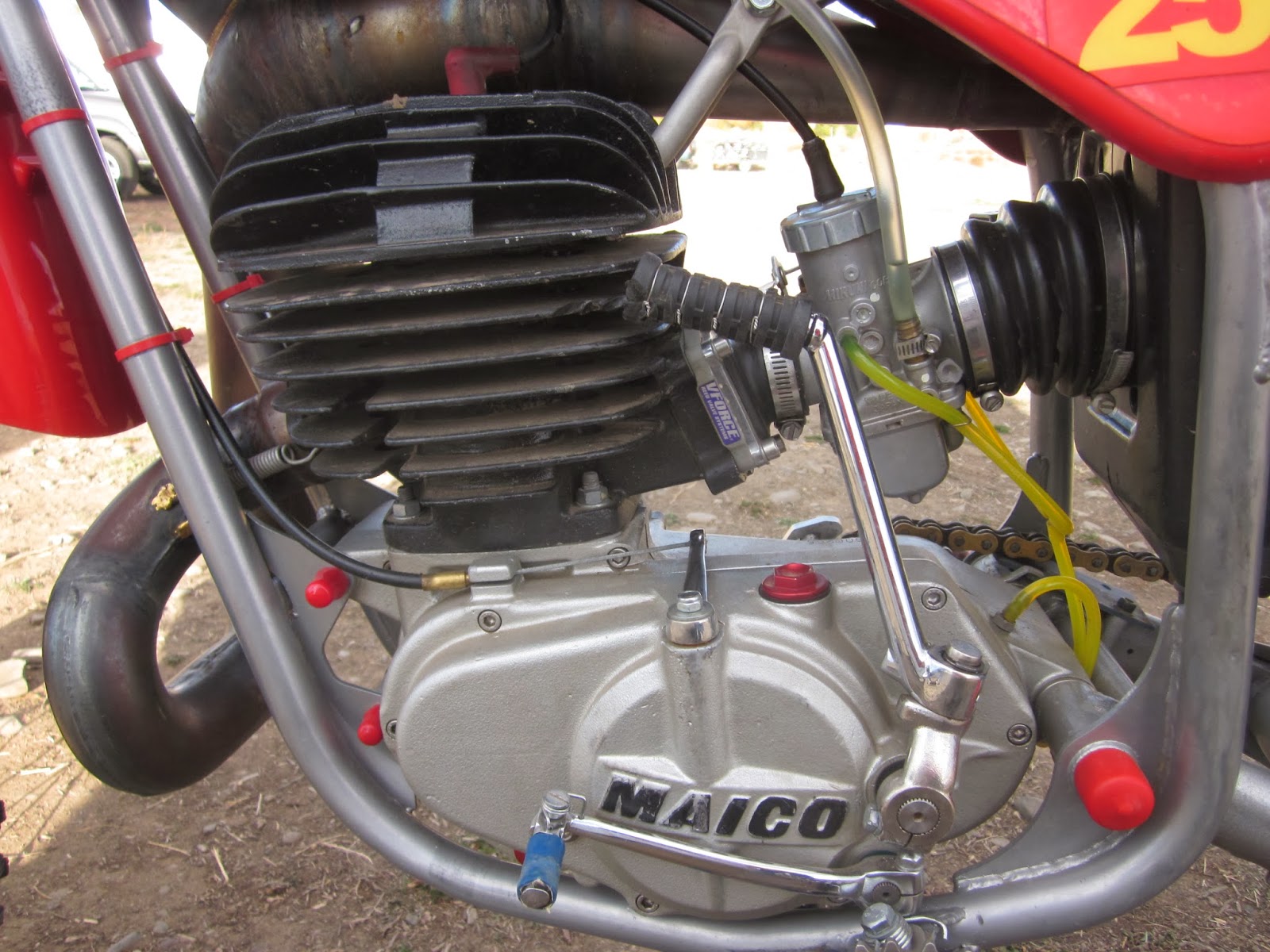OldMotoDude: 1981 Maico 250 at the Tieton MX Play-Day