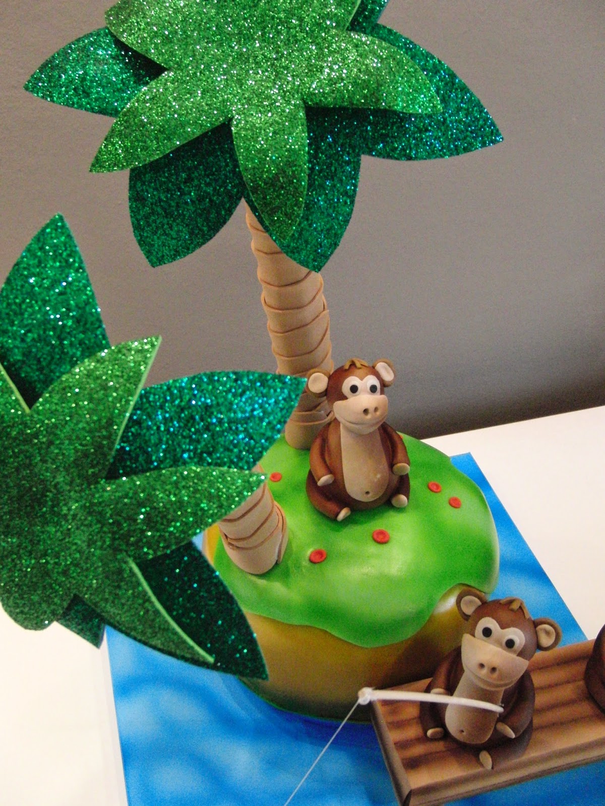 BarretoCAKES: Pastel isla de monos