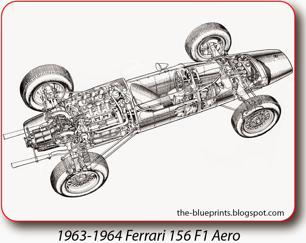 Vector Blueprints - Cars, Trucks, Busses and others: Ferrari ...