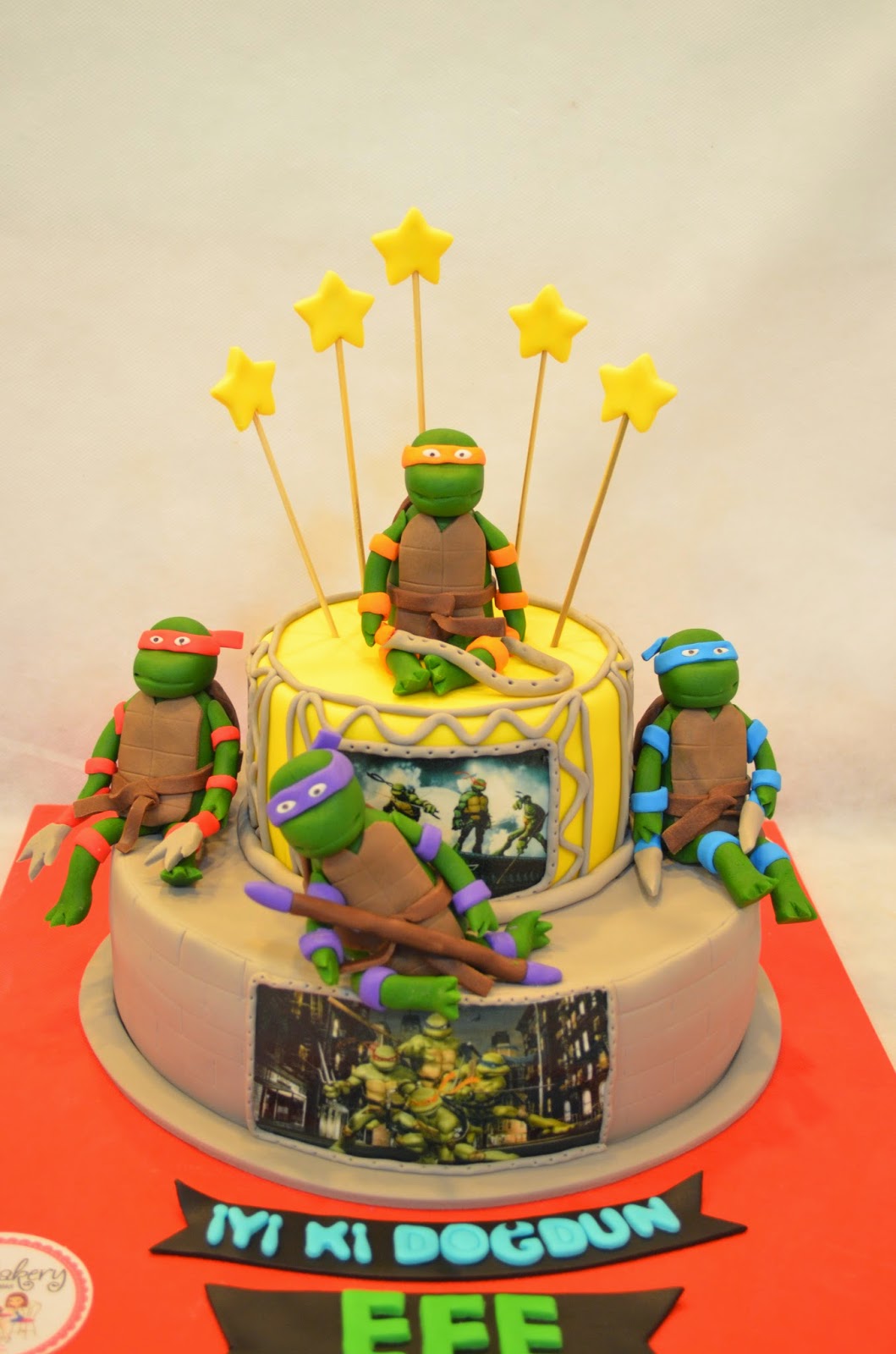 Le Bakery Butik Pasta: Ninja Turtles Pastalar