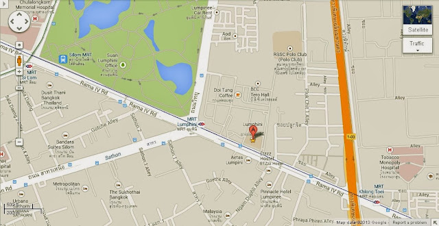 Detail Lumpinee Boxing Stadium Bangkok Location Map | About BTS Bangkok ...