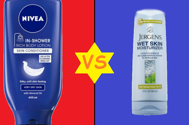 Off The Shelves: SOUND OFF: Nivea In-Shower Lotion VS Jergens Wet Skin ...