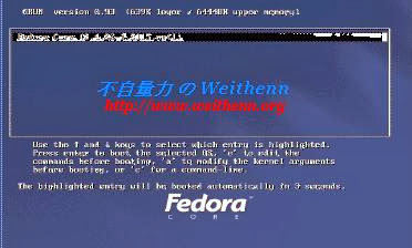 圖解安裝 Fedora Core 1 ~ 不自量力 の Weithenn