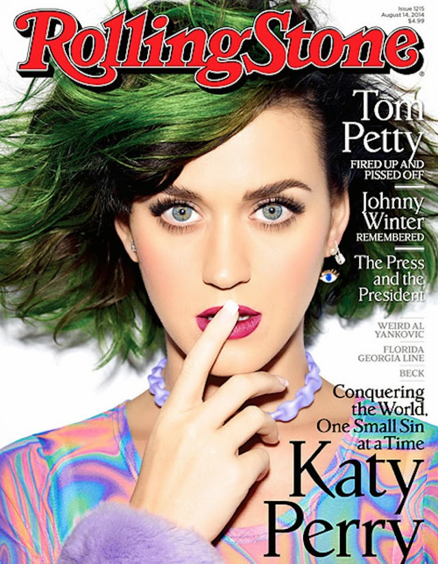 Katy Perry goes green for latest magazine cover - Emily Jane Johnston