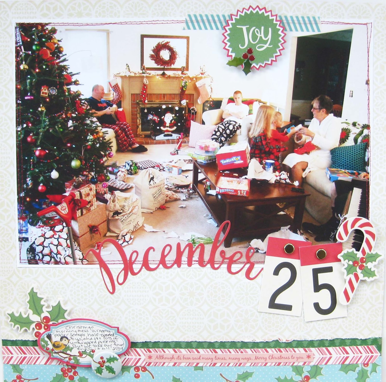 Audrey's Reflection: The 12 layouts of Christmas
