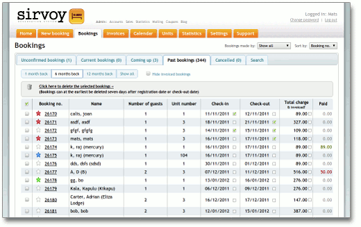 Sirvoy the Next Generation Booking Service