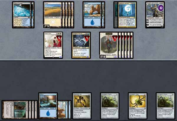 Magic the Gathering Adventures: Scars of Mirrodin Block Online Deck 2 ...