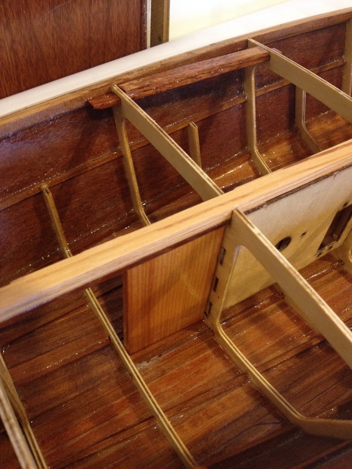 King plank redo, mast step support, and shroud plates