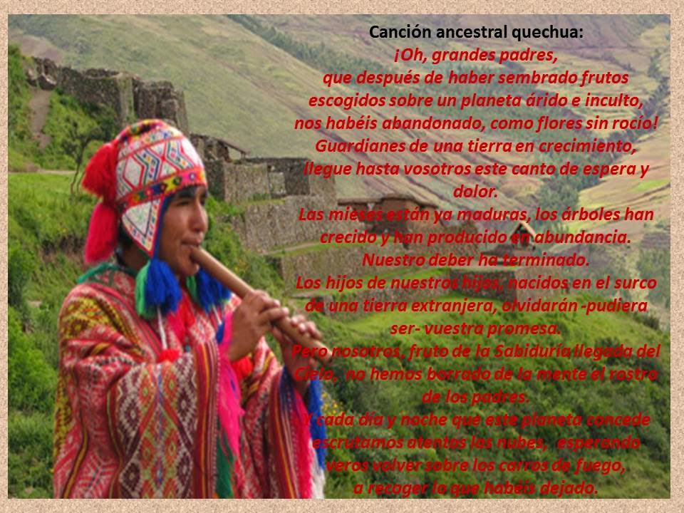 Ergasofía Escuela Ancestral - El Viaje Interno©: CANCIÓN ANCESTRAL QUECHUA