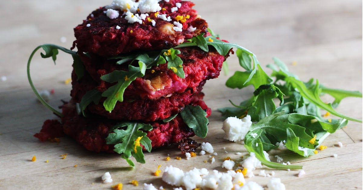 Domestic Sluttery: Sluttishly Vegetarian: Beetroot & Feta Fritters