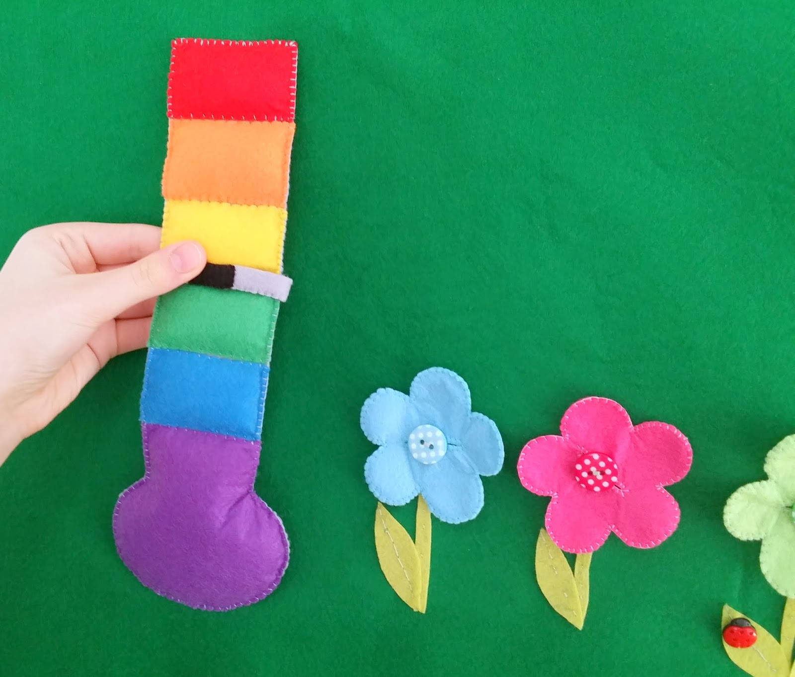 Ema Decorations: Activity felt board - a huge board for kindergarten