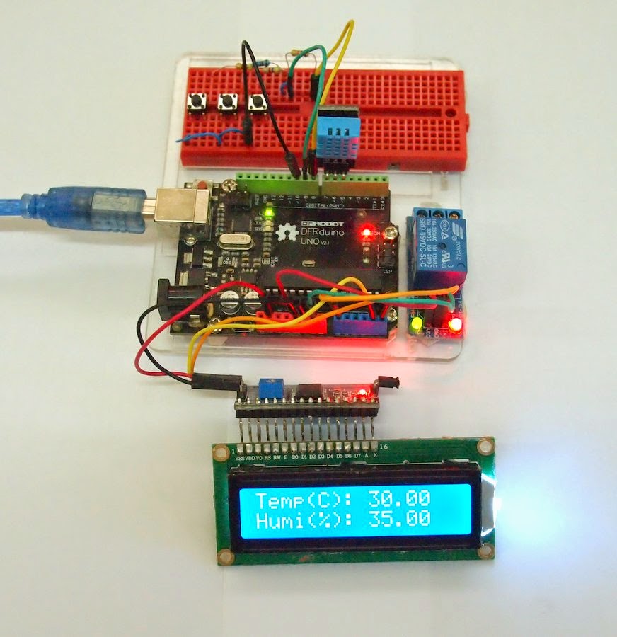 DHT11 incubator with I2C LCD (part 1)