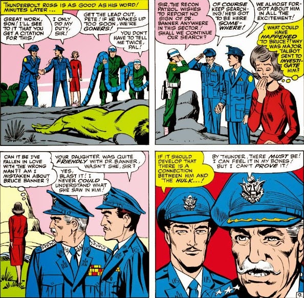 The Peerless Power of Comics!: Tennn-HUT! Major Talbot Is On The Job