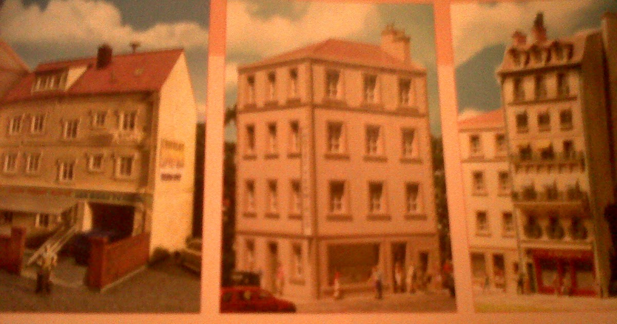 French Model Railway: HO Scale Buildings