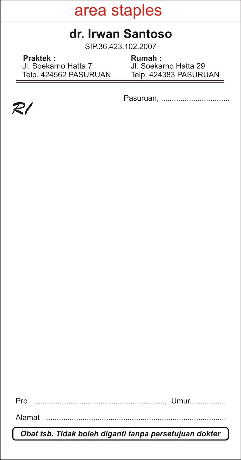 Contoh Nota Bon Kosong | Percetakan di Malang | Cetak murah dan ...