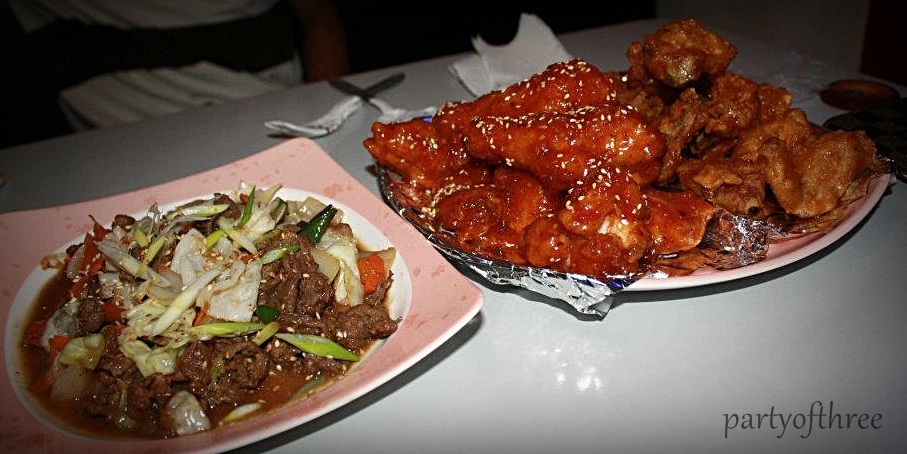 Party of Three: Yummy Chicken. Chosun Chicken