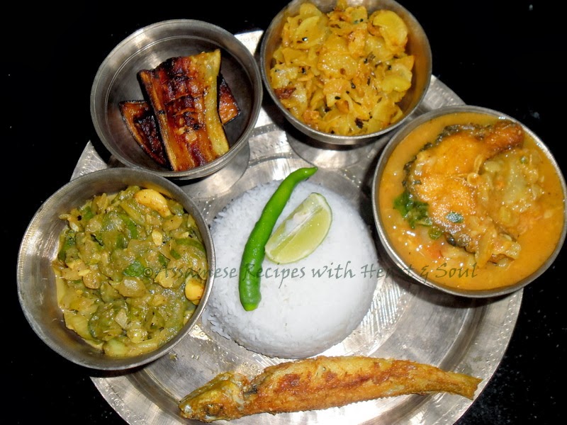 Assamese Recipes: Assamese non-veg Lunch Platter....