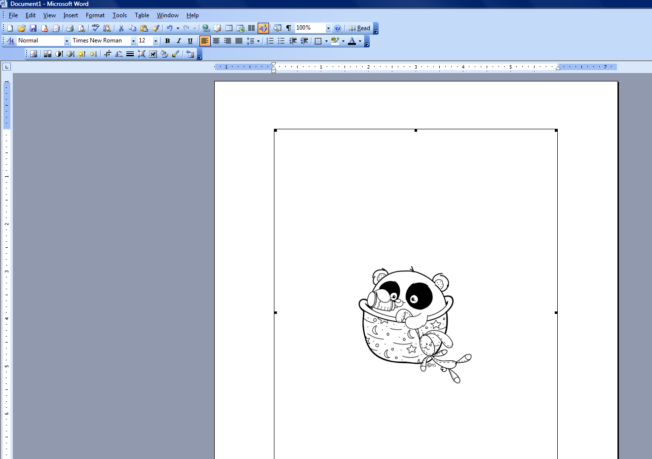 Tutorial: Resize Your Digital Stamp In Microsoft Word and Then Make a Card