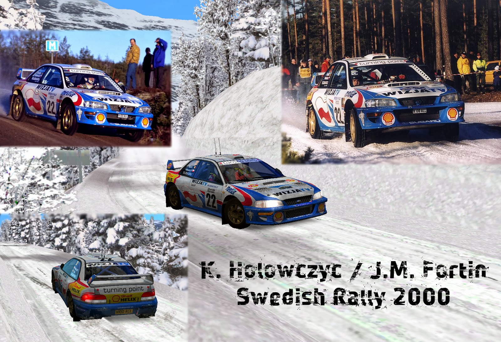RBR Classic Cars: Subaru Impreza WRC - Hołowczyc - Sweden 2000