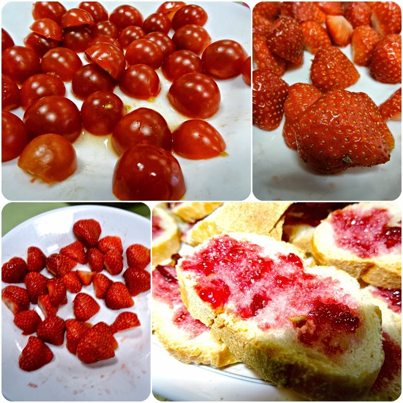 Les Petits d'Henri Adam: Semaine du goût: lundi rouge