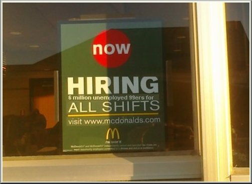 McJobs at McDonalds for 99ers | Bud Meyers