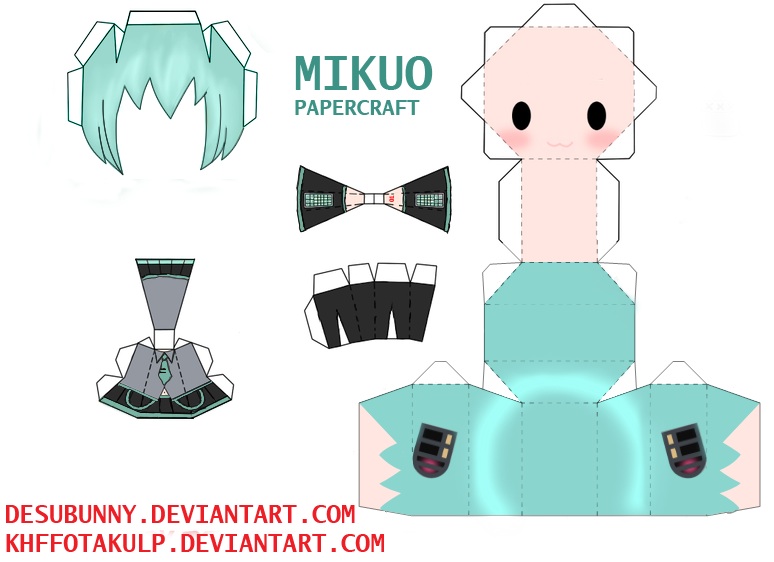 ♥♥Kawaii Desu ne♥♥: Papercraft Vocaloid